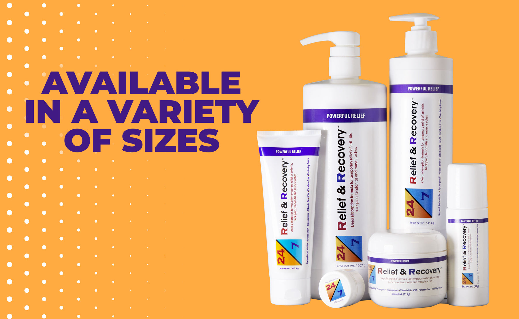 24/7 Relief and Recovery Pain Cream – "Mastery Wellness"